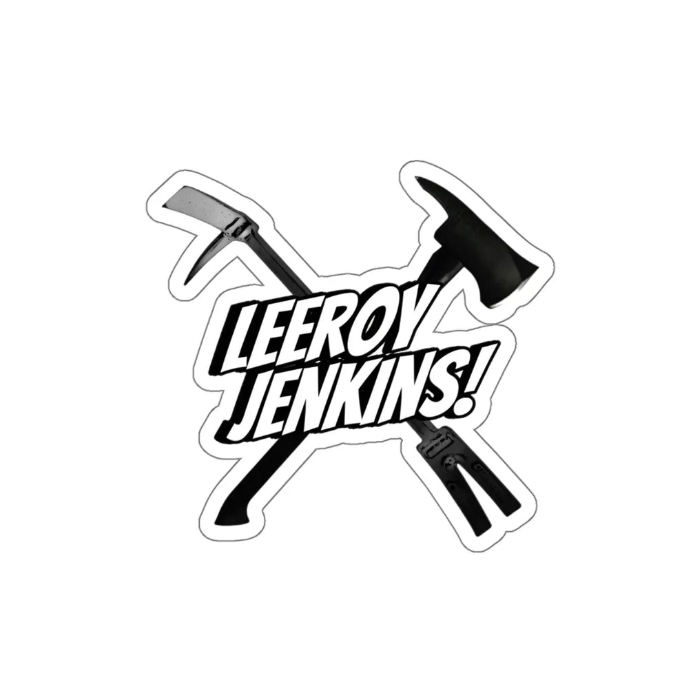 Leeroy Jenkins Sticker - Black Smoke Sticker LLC