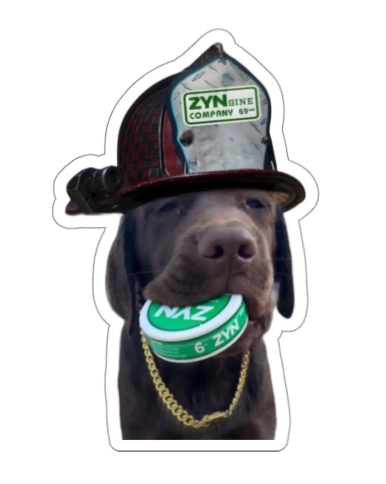 Zyn Dog – Black Smoke Sticker LLC