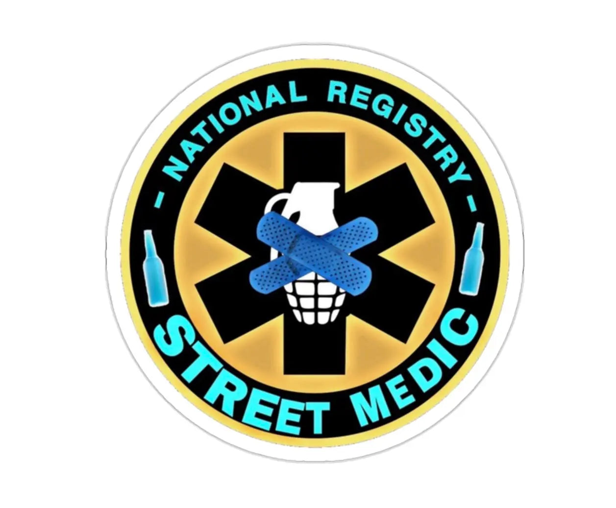 Street Medic - Black Smoke Sticker LLC